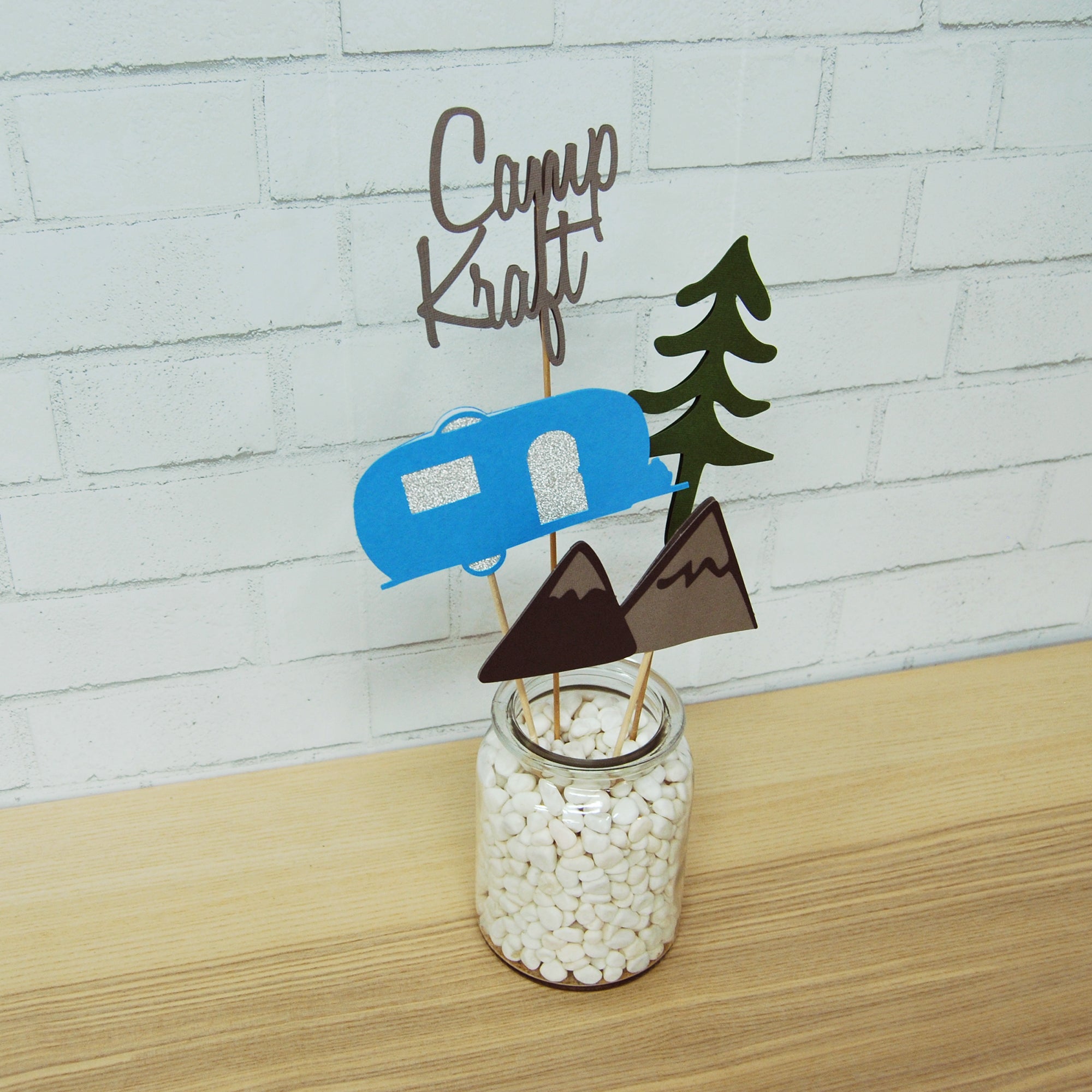 Camping Centerpiece – PartyAtYourDoor