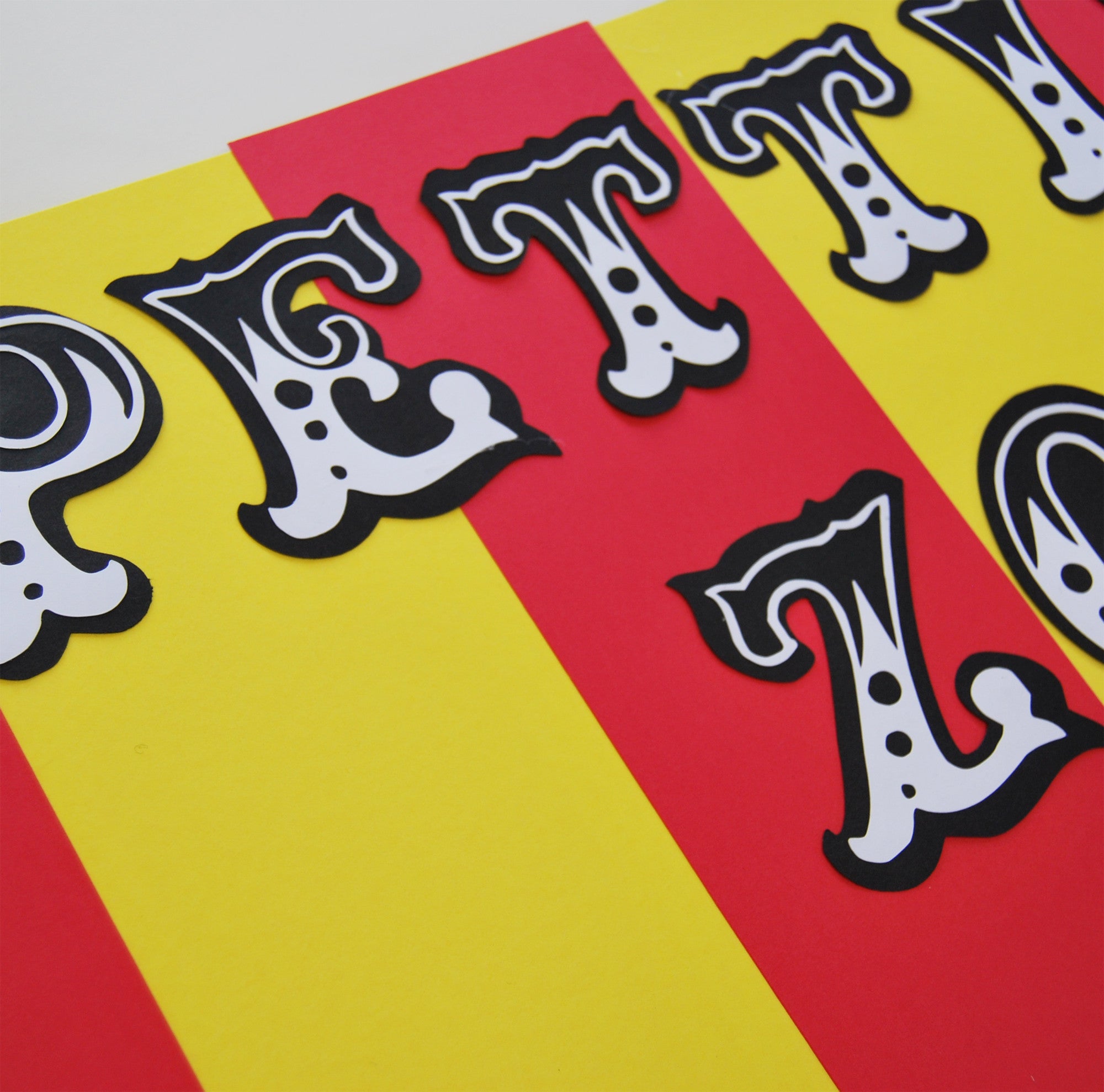 Vintage Carnival Signs
